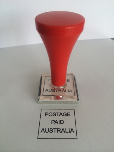 Postage Paid Stamps Australia | Rubber Stamps | Self Inking Stamps