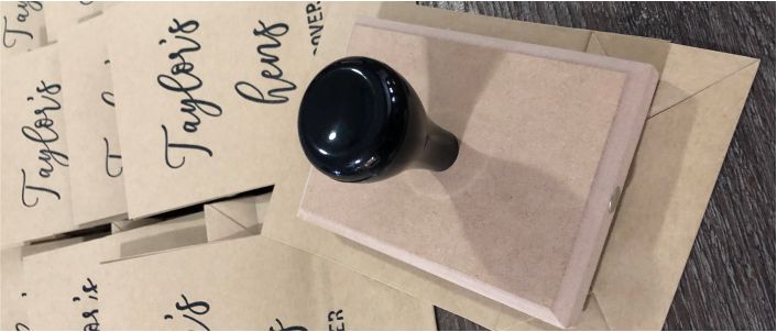 TIMBER STAMP - 90 x 90mm - PG STAMPS