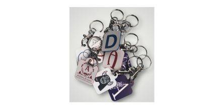KEY RING MINIS - ALPHABET STYLE - PG STAMPS