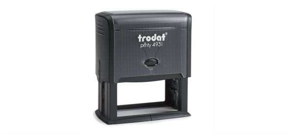 P50- Custom Self Inking Stamp - Max 7 lines of text. - PG STAMPS